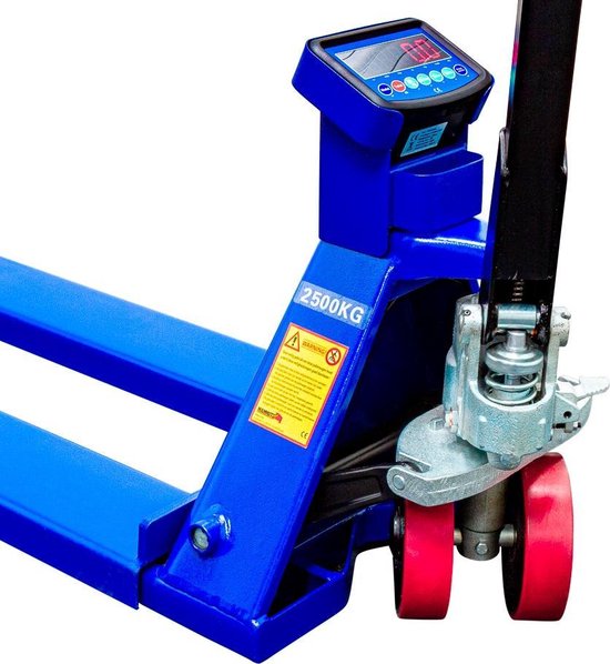 Palletwagen met weegschaal 2500kg 115cm | bol