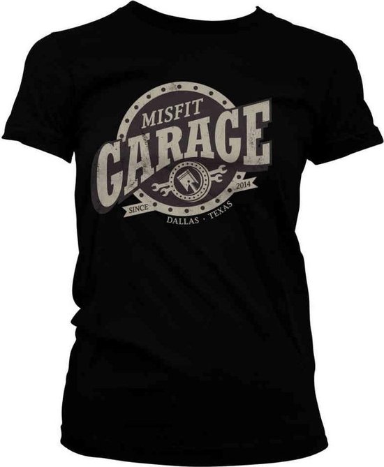Misfit Garage Dames Tshirt -L- Piston Sign Zwart | bol