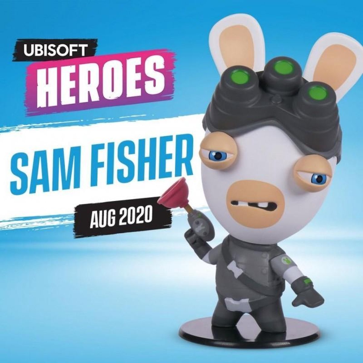 Heroes Collection - Rabbids Sam Fisher Chibi Figure | bol.com