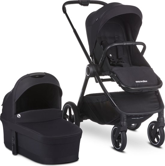 EasyWalker - 3-in-1 Kinderwagen Rudey - Shadow Black | bol