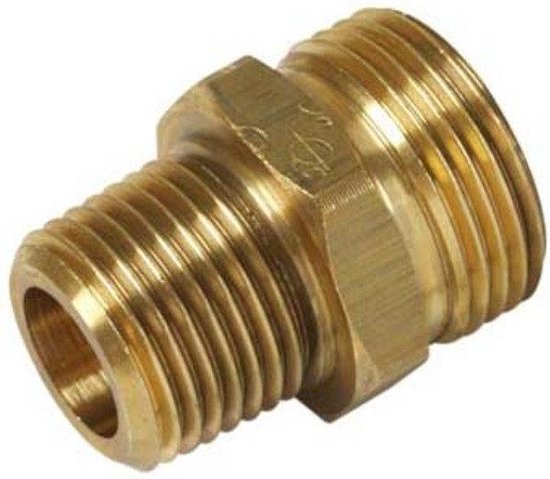 Messing verloopnippel conisch 1/2x3/8 | bol.com
