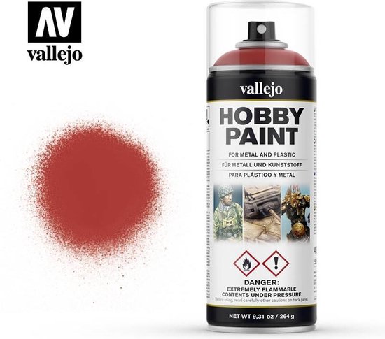Vallejo val 28016 Scarlet Red Primer - Spray-paint 400ml | bol.com