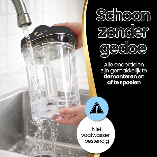 Luxéra® Luxe Slushie Machine Zwart– met 4 Slushie Bekers - Slush ...