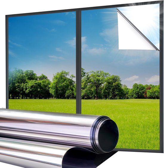 Zonwerende Raamfolie 60x200 cm - Warmtewerende & UV-werende Window Film ...