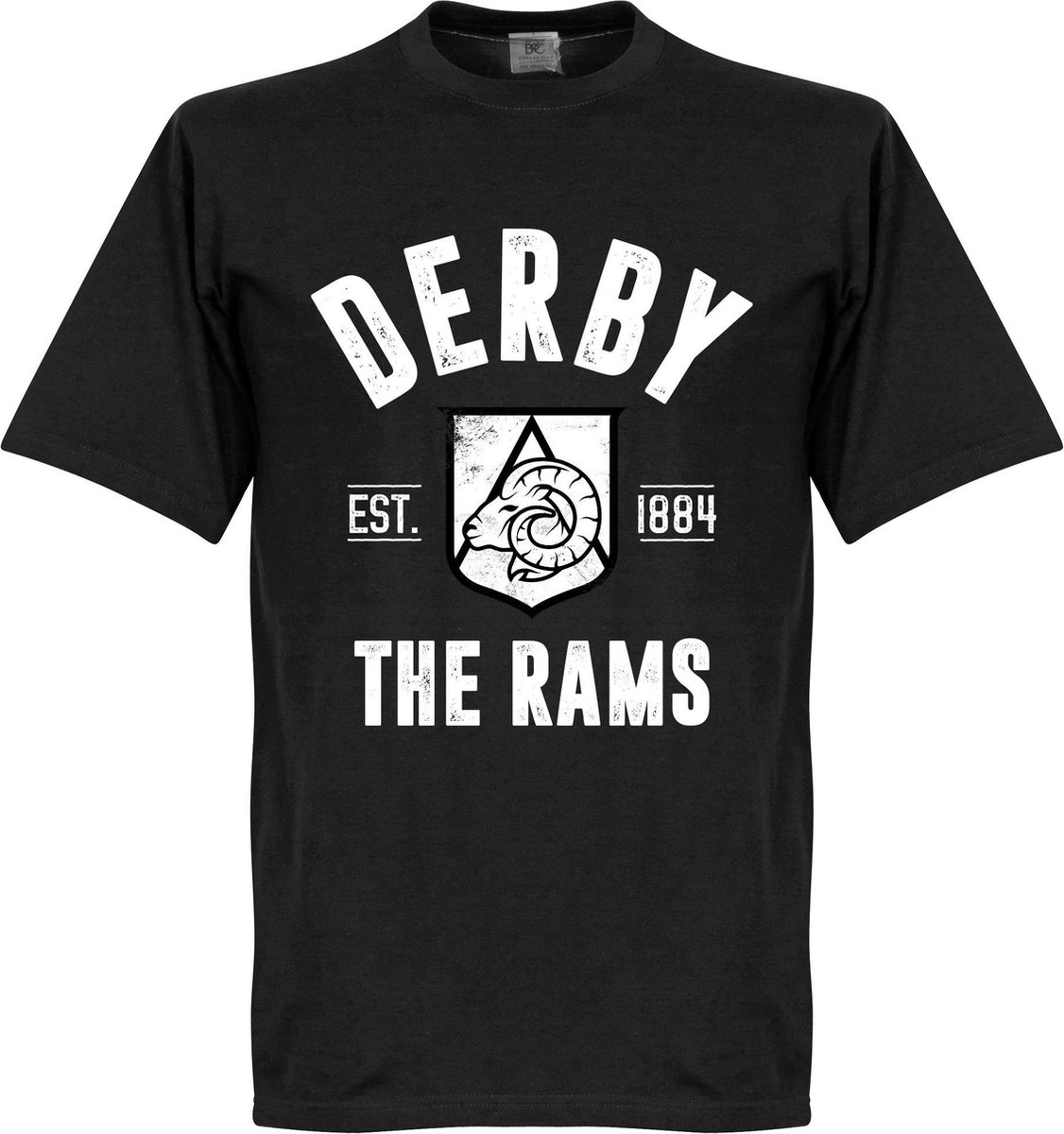 Derby Established T-Shirt - Zwart - L | bol