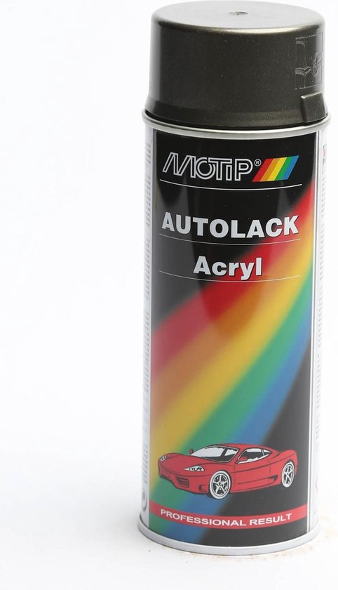 Motip kompakt acryl autolak metallic grijs (51120) - 400 ml. | bol