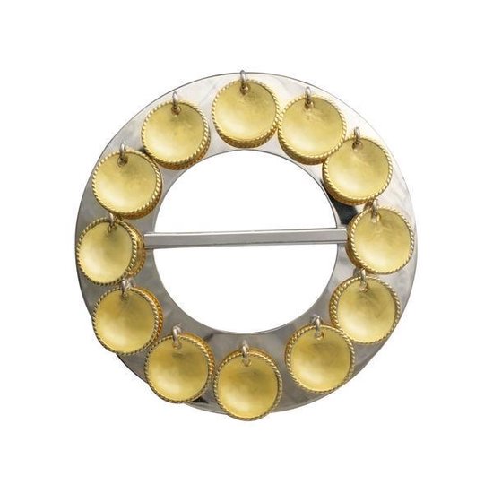 AuBor ®. Broche. Zilver. Risku 70 mm | bol