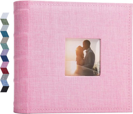 Fotoalbums 10x15 200 Zakken Linnen Frame Cover met Memo Gebieden ...