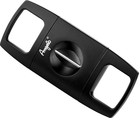 Angelo Luxe Premium Sigaar Knipper / Cutter Mat Zwart voor Sigaren tot ...