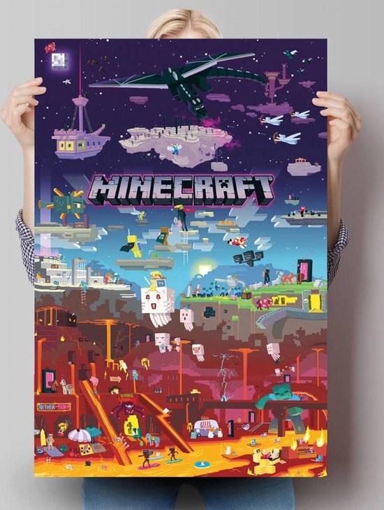 Minecraft - Affiche 61 x 91,5 cm | bol.com