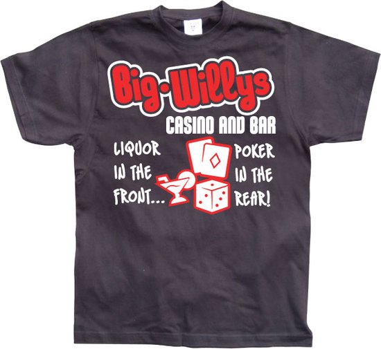 Big Willys Casino and Bar. - Medium - Zwart | bol.com