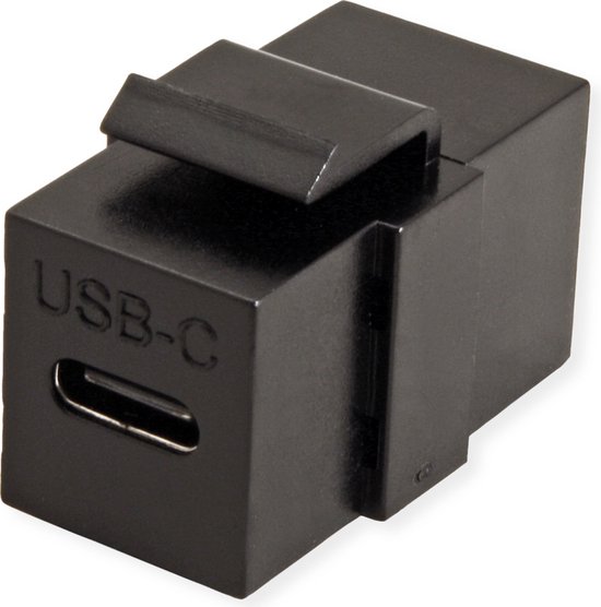 VALUE USB Type C Keystone module, zwart | bol