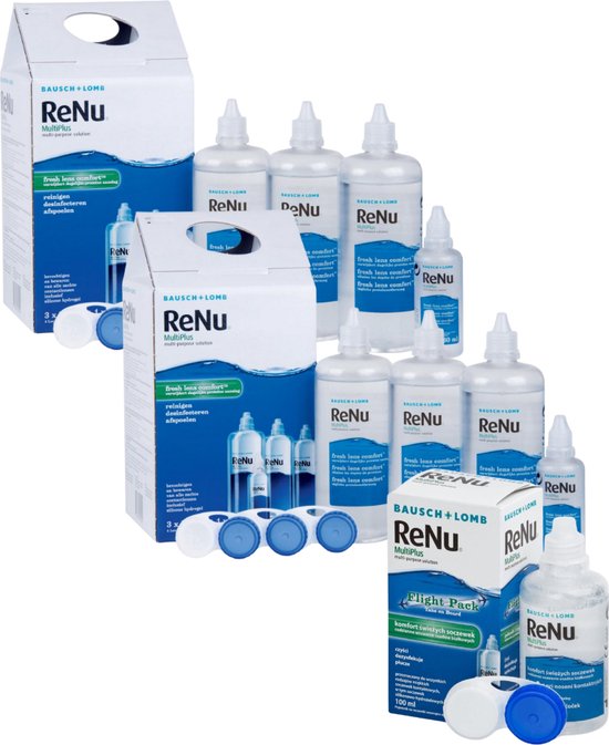 Renu multiplus 2 x (3 x 360ml + 60ml) + reisverpakking ...