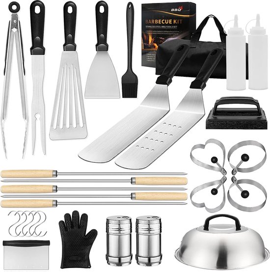 Flat Top BBQ Accessoire Set 30 Stuk Blackstone & Camping Chef BBQ ...