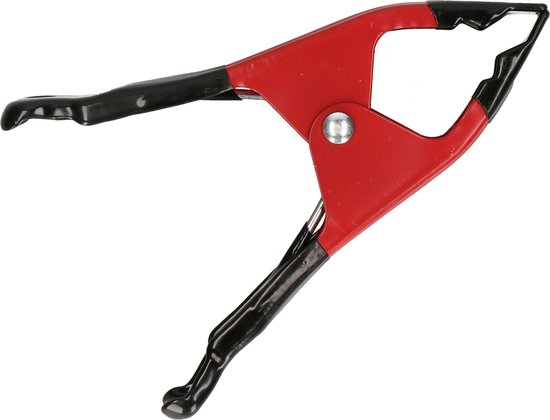 Hobbyklem/lijmklem/zeilklemmen rood van metaal - 8x - 15 cm ...