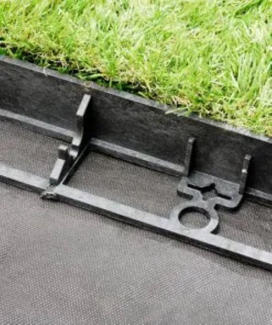 Borderrand - Tuinafboording - kunststof kantopsluiting - 4 st van 1 mtr ...