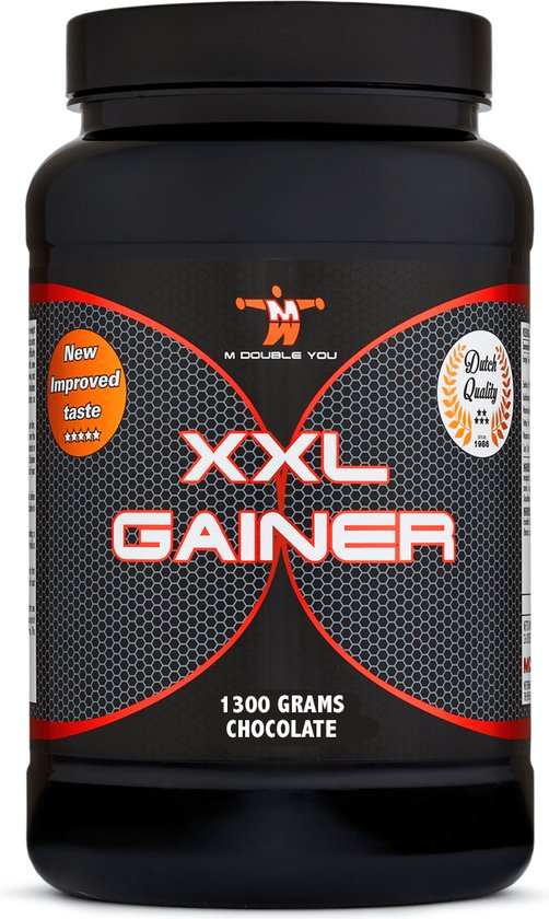 M Double You - XXL Gainer (Chocolate - 1300 gram) - Weight gainer ...