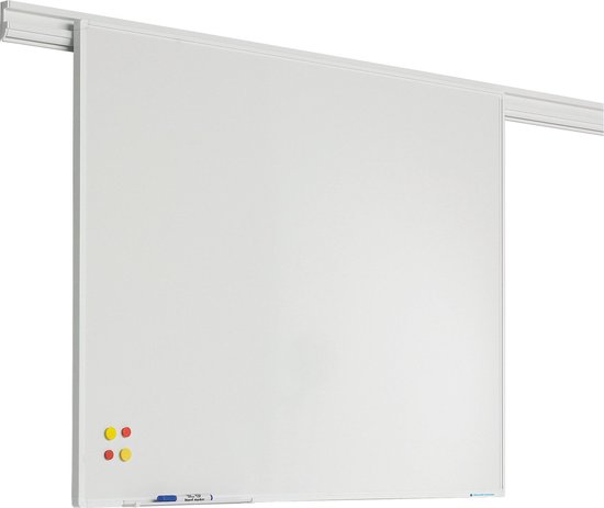 Whiteboardrail PRO - Geëmailleerd staal - Weekplanner - Maandplanner ...