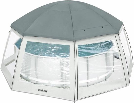 Bestway Flowclear Pool Dome zwembadoverkapping - 600x600x295 cm | bol