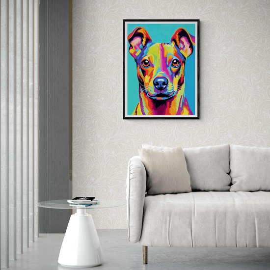 Jack Russel Poster | Honden Poster | Poster Hond | Moderne Kunst ...