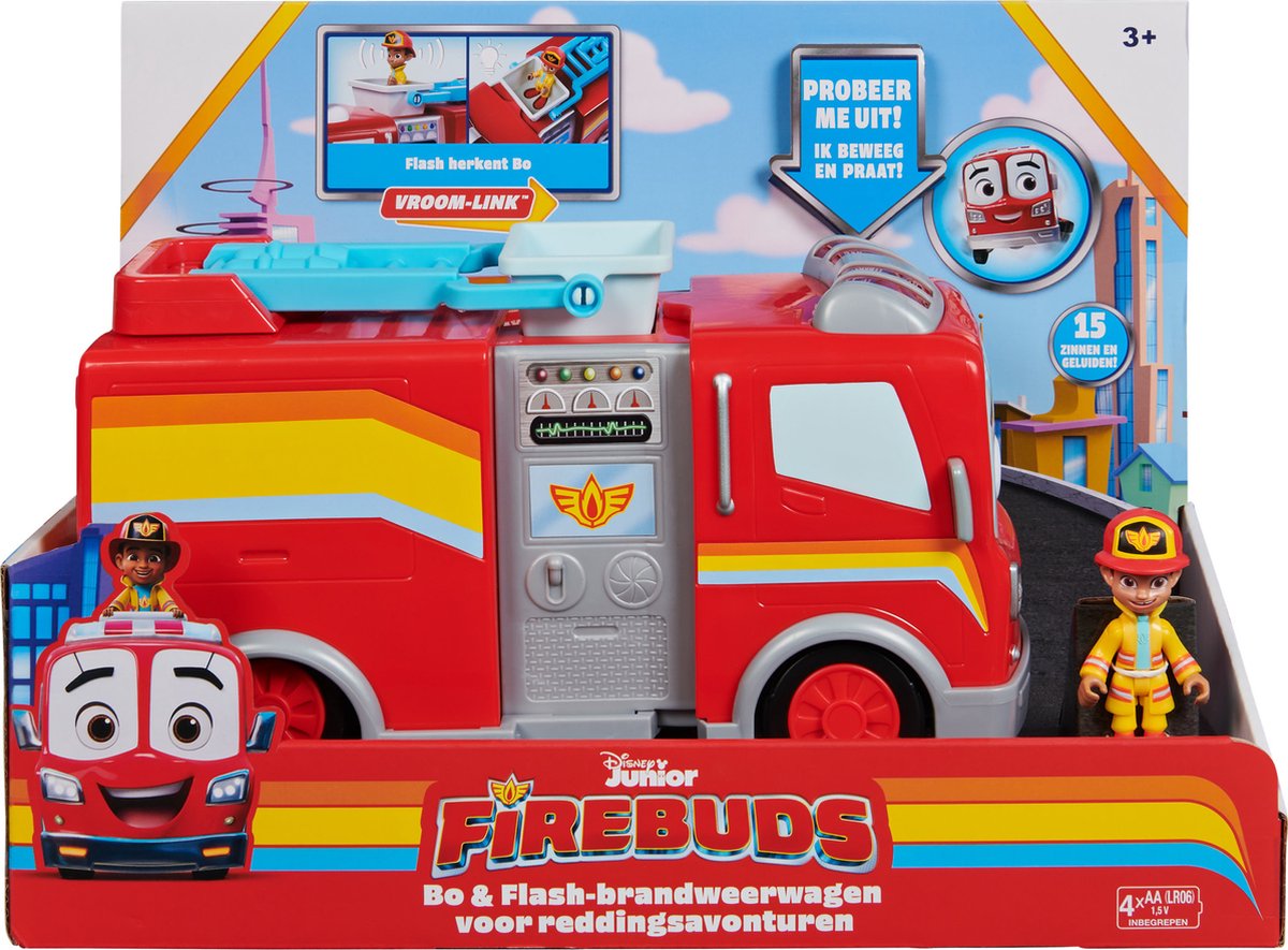 Disney Firebuds Fire Friends - Camion de pompiers interactif Bo & Flash ...