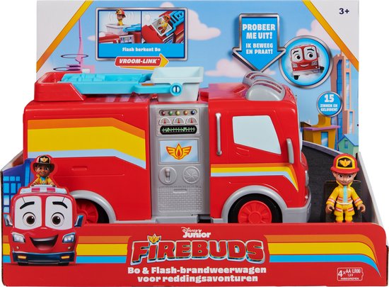Disney Firebuds Fire Friends - Camion de pompiers interactif Bo & Flash ...