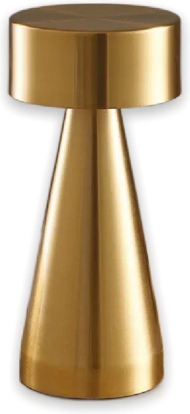 Luxus - Tafellamp Touch Chloé - Goud - H25 x Ø9 cm - Tafellamp ...