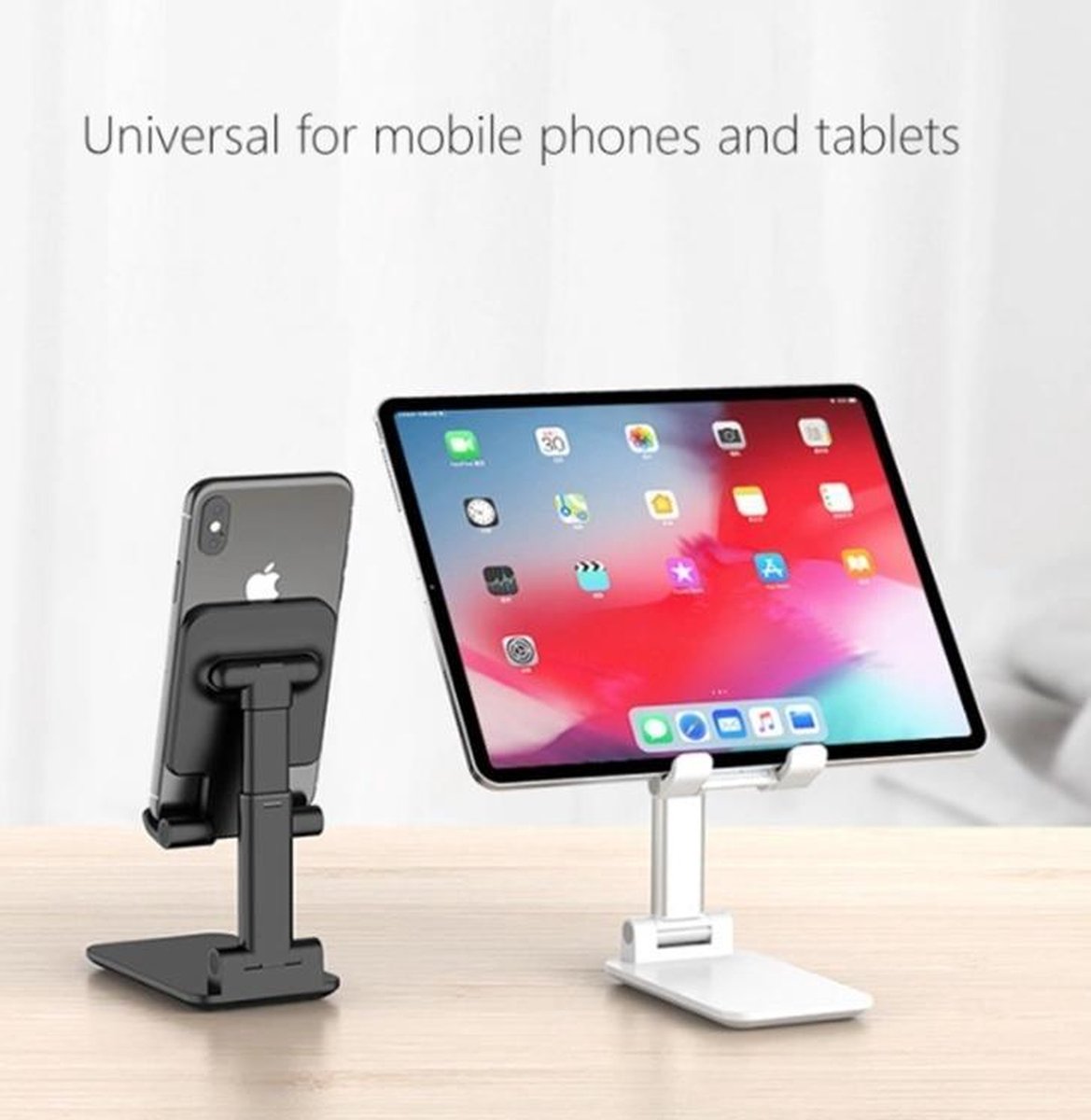 Telefoon en Tablet houder - Ergonomisch design - Smartphone standaard ...