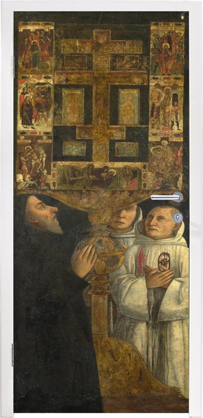 Sticker pour porte Gentile bellini - Cardinal Bessarion avec le ...