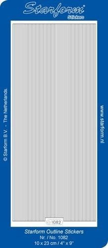 Starform Stickers Borders 23 (10 PC) - Gold - 1082.001 - 10X23CM | bol