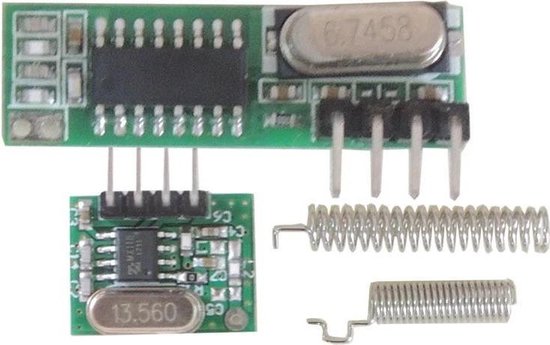 433 mhz rf ontvanger en zender module, afstandsbedieningen voor arduino ...
