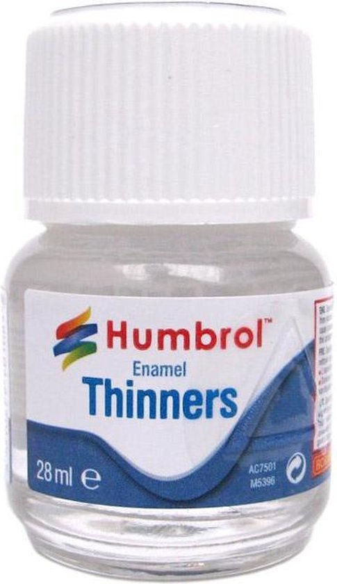 Humbrol - Enamel Thinners 28ml Bottle (Hac7501) - modelbouwsets ...