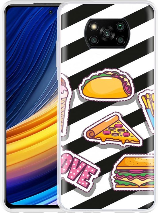 Xiaomi Poco X3 Pro Hoesje Love Fast Food - Designed by Cazy | bol.com