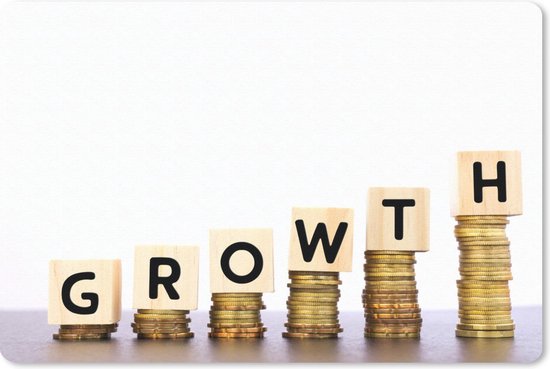 Muismat Economie - Een stijgende lijn van munten als voorbeeld van ...