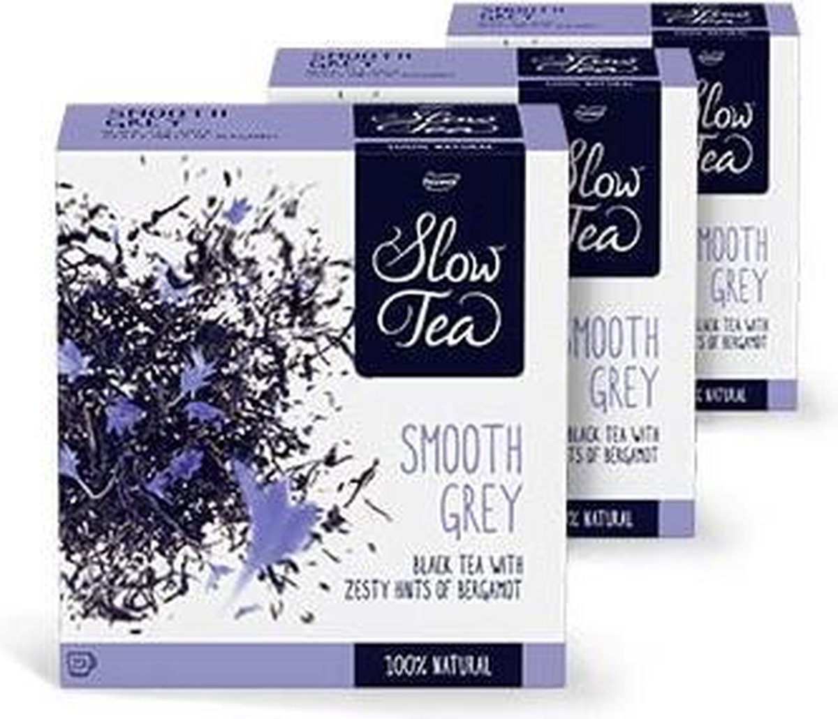 Pickwick Slow Tea smooth grey - 3 x 25 stuks | bol.com