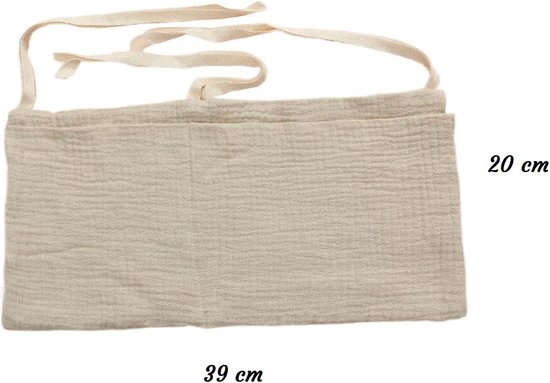 2 stuks - Baby Boxzak Organiser - Hydrofiele boxopbergtas - Blauwe Mix ...