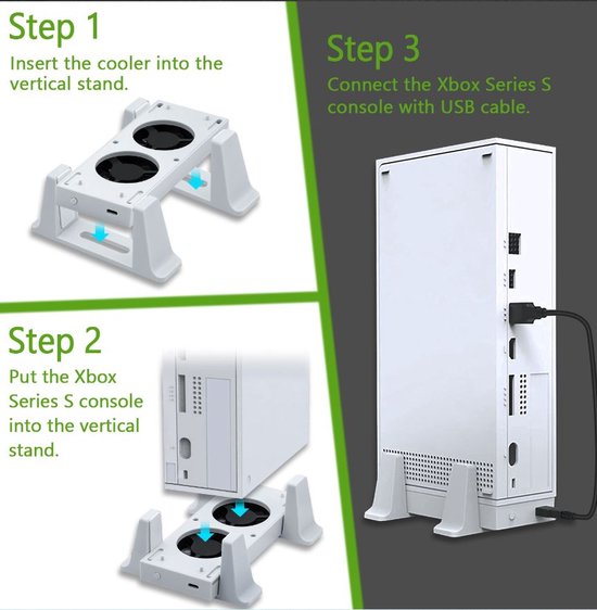 Dobe Console Cooler Speciaal Geschikt voor XBOX Series S-console ...