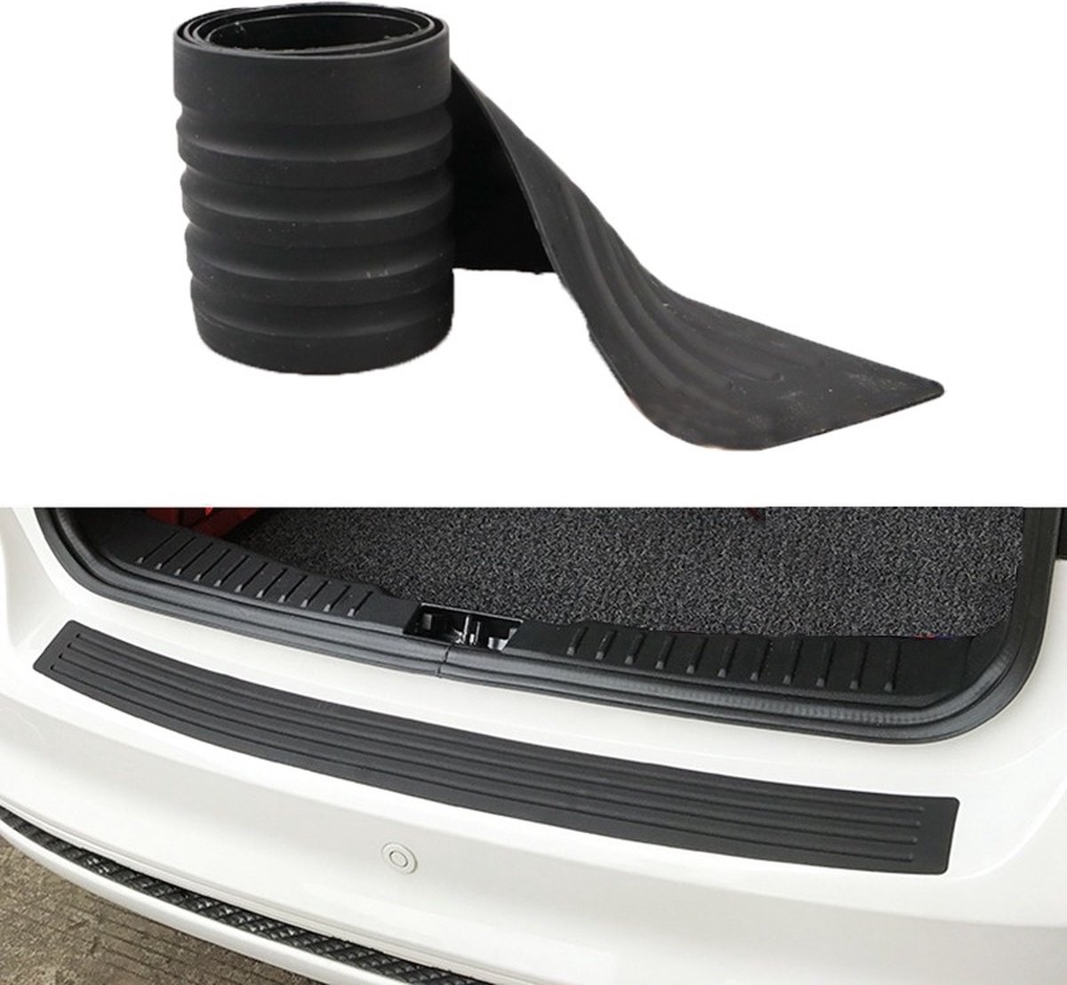 VCTparts Kofferbak Lijst Achterbumper Strip Kras Bescherming ...