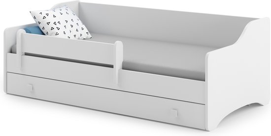 Eryk kinderbed 160x80 met lade, matras en lattenbodem | bol.com