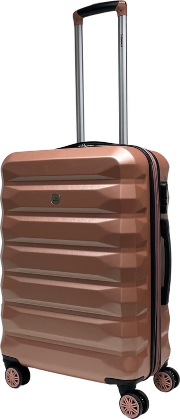 Benzi Xisto Middelgrote Koffer - 65 cm -75 liter - Expandable - Roze | bol