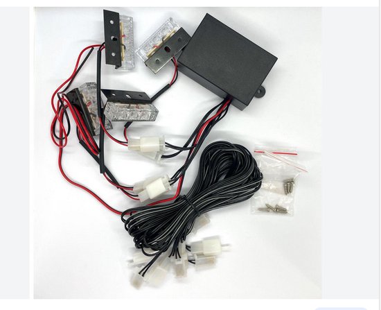 led strobe light rood 4x3leds power | bol