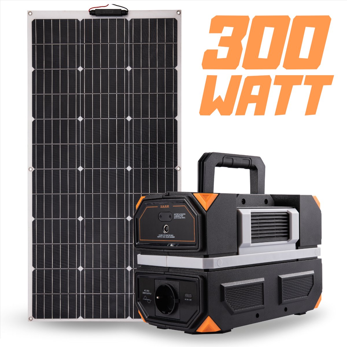 ZAAK. Technaxx 300 Watt Zonne-energie generator powerstation - 100 Watt zonnepanelen... | bol