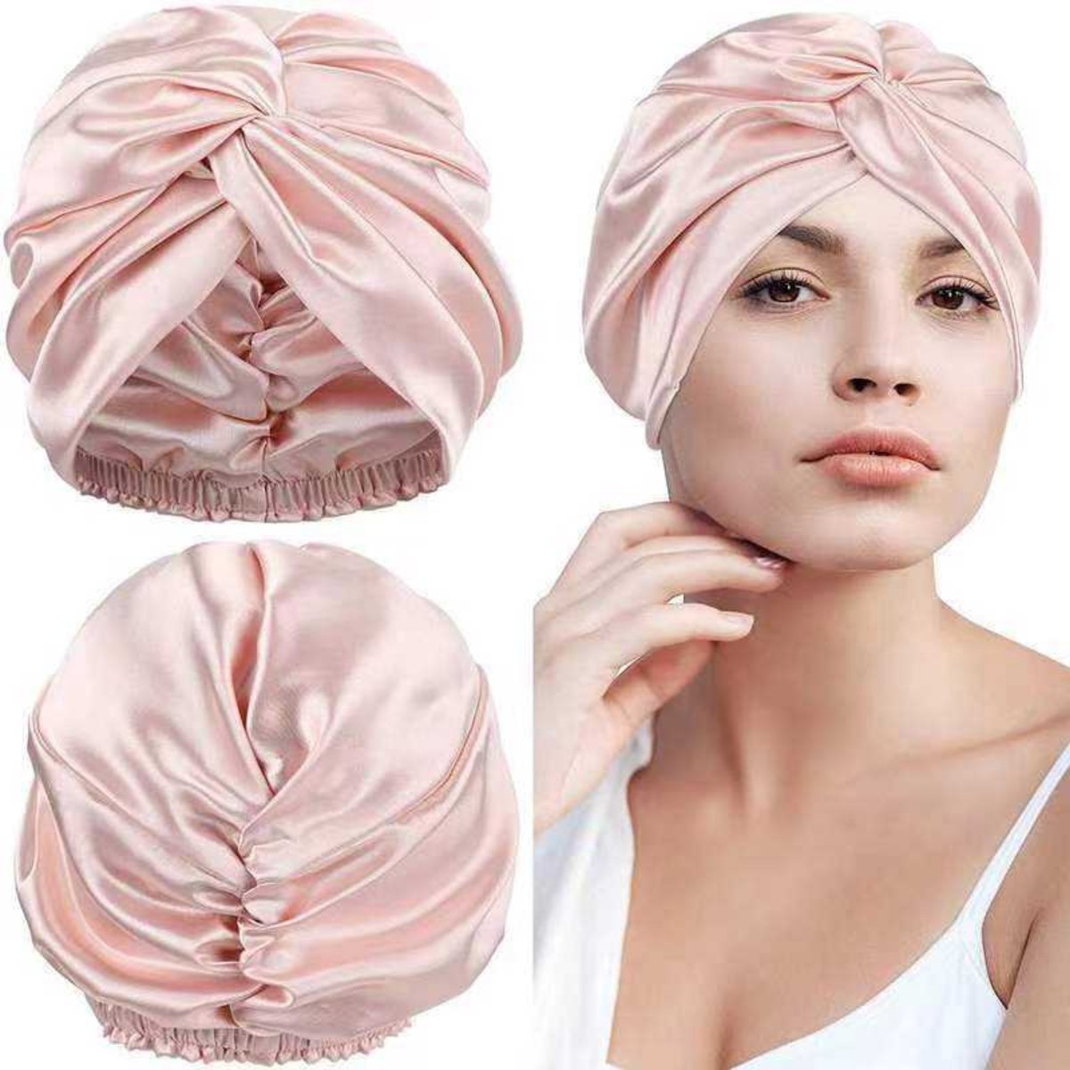 DreamGoods Zijden Slaapmuts - 100% Zijde - Silk Bonnet - Slaapmuts - Haarmuts - Medium... | bol.com