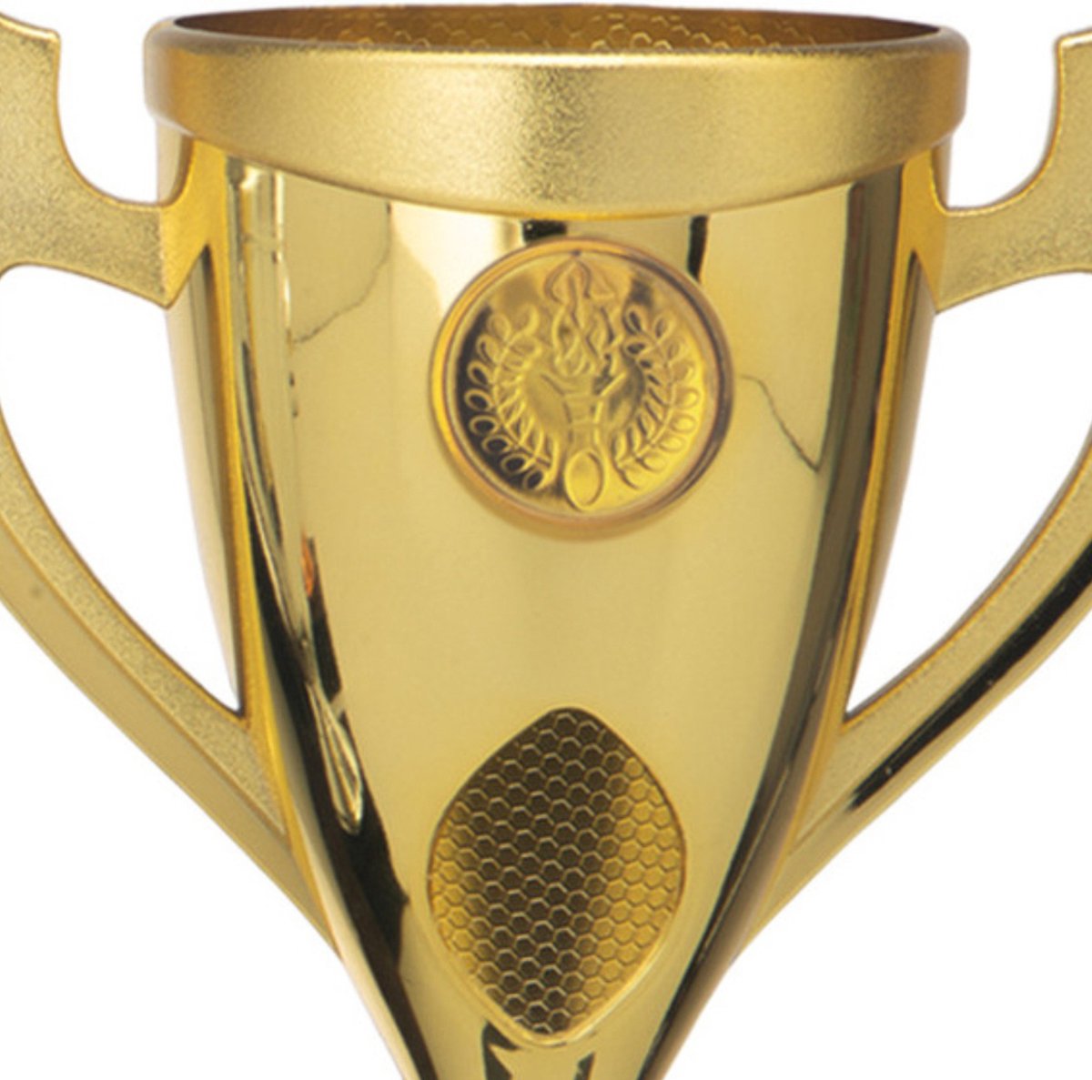 Trofee/beker - goud - oren - metaal - 18 x 9 cm - sportprijs | bol.com