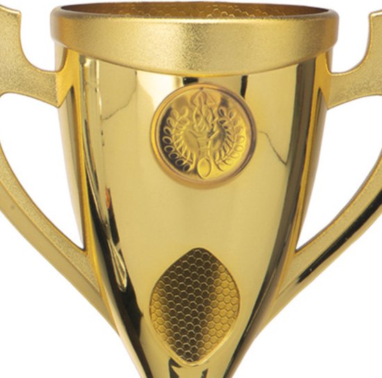 Trofee/beker - goud - oren - kunststof - 18 x 9 cm - sportprijs | bol