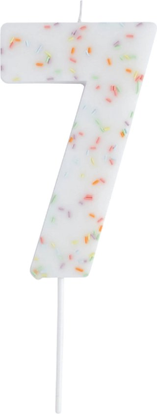 Cijfer 7 XL - Sprinkle | bol
