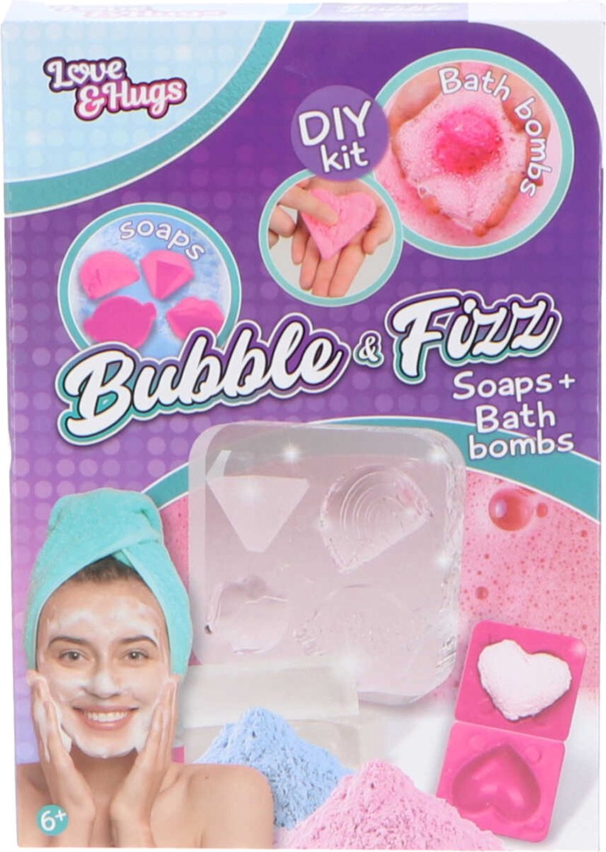 Love & hugs bubble fizz sint - kerst cadeau | bol.com