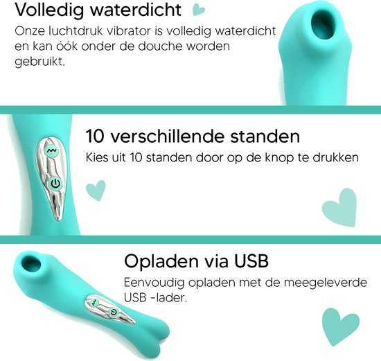 Luchtdruk Vibrator voor Vrouwen | Satisfyer | Womanizer | USB Oplaadbaar | Klein | bol.com