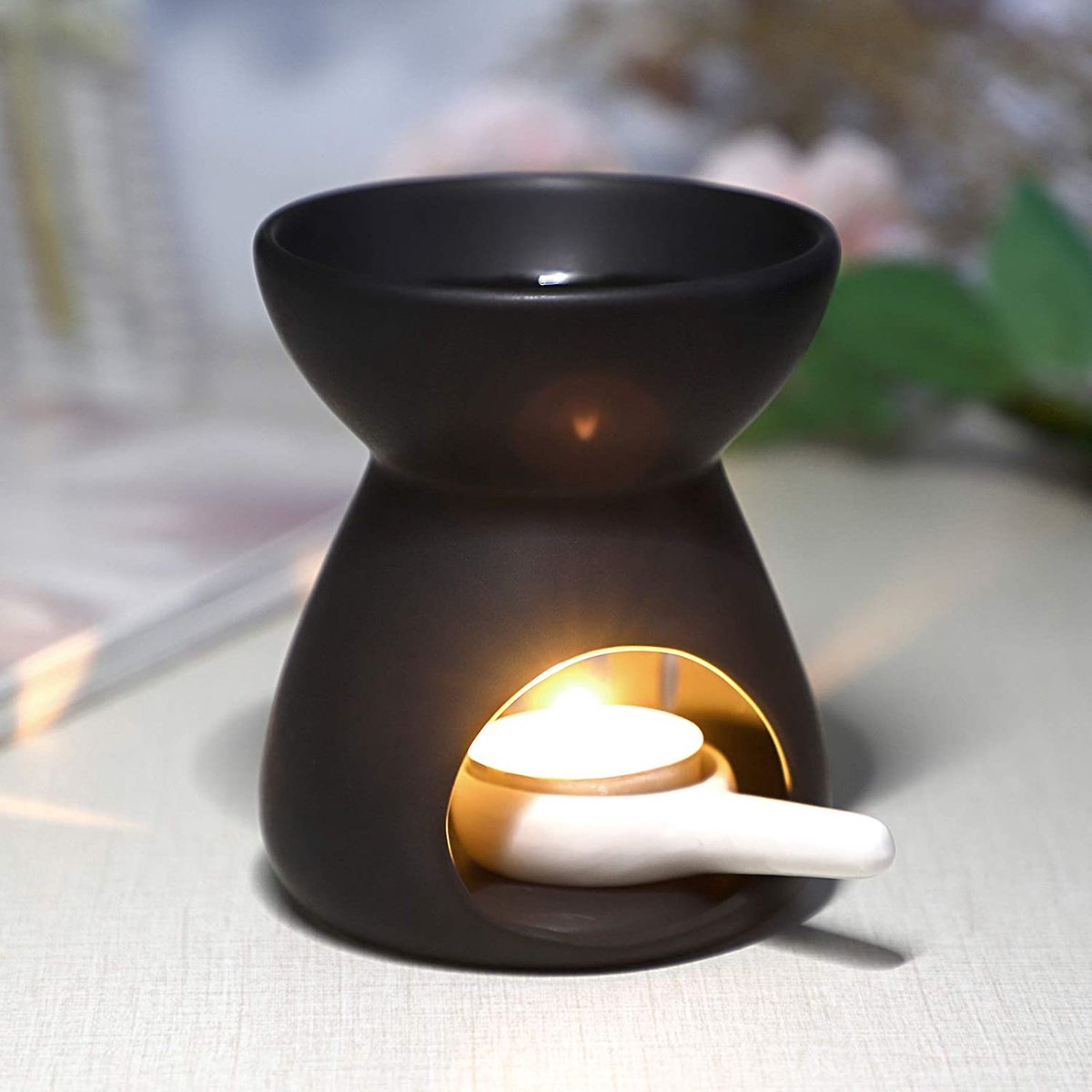 Aroma Diffuser de brûleur à mazout en céramique, brûleur de fonte de ...