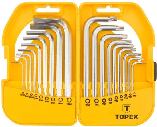 TOPEX torx + inbus set kort 1 | bol